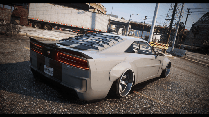 Bravado Buffalo EVX CTX | Custom Electric Muscle Sedan for FiveM