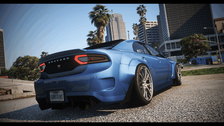 Bravado Buffalo Hellfire CTX | High-Performance Muscle Sedan for FiveM